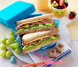 Ham Cheese And Coleslaw Airplane Sandwich